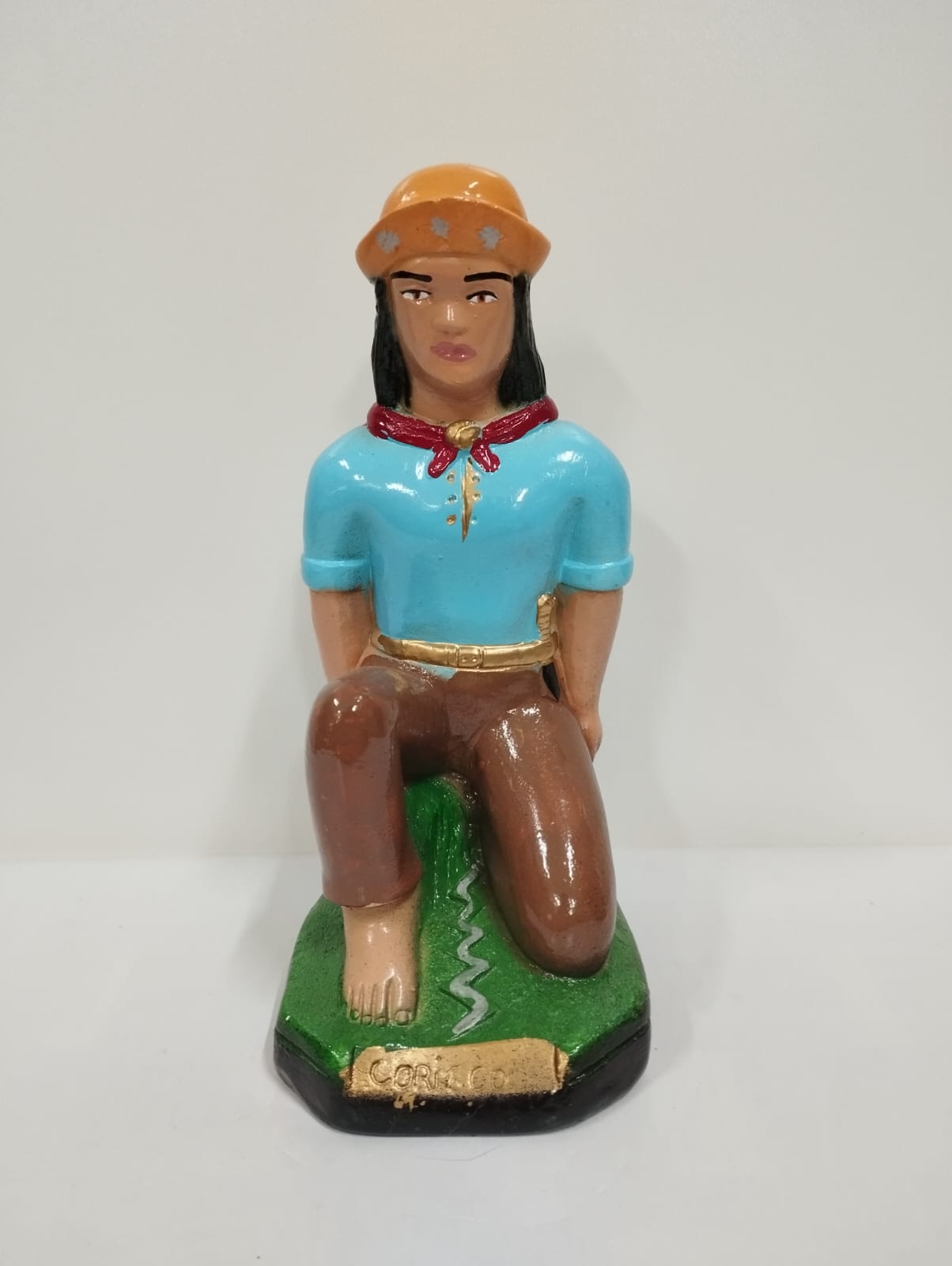 IMAGEM EM GESSO BAIANO CORISCO 17 CM – PAULISTA – Casa Fé