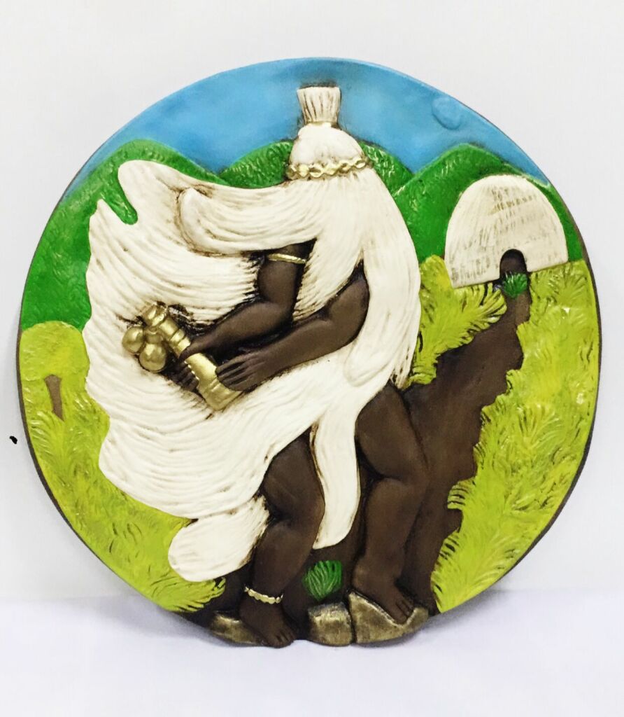 MANDALA ORIXÁ OMULU/OBALUAÊ 35 CM – Casa Fé