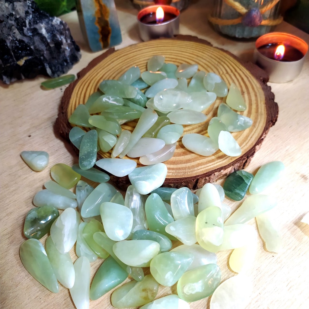 Pedra Jade Novo – Fertilidade e Purificação – Cristal Natural – Casa Fé