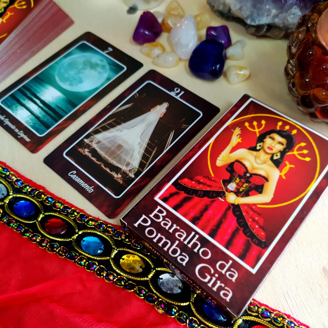 TAROT BARALHO DA POMBA GIRA 36 CARTAS COM UM LIVRETO EXPLICATIVO – Casa Fé
