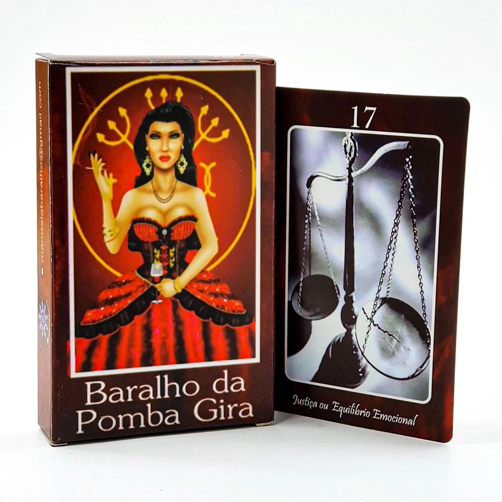 TAROT BARALHO DA POMBA GIRA 36 CARTAS COM UM LIVRETO EXPLICATIVO – Casa Fé