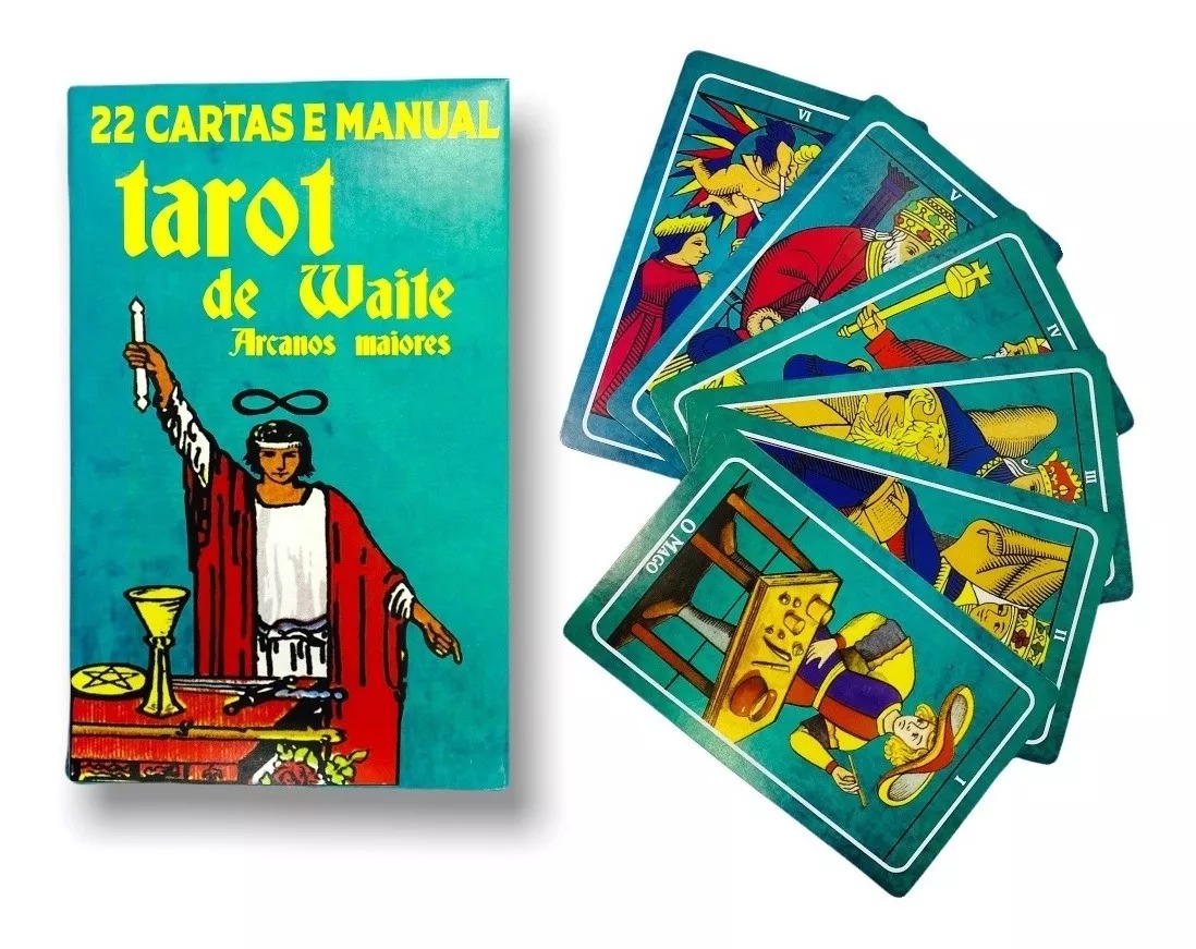TAROT DE WAITE COM 22 CARTAS E LIVRETO EXPLICATIVO – Casa Fé